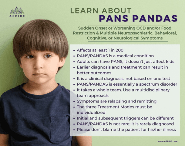Flyer/Poster - Learn about PANS PANDAS (version #2) - Aspire