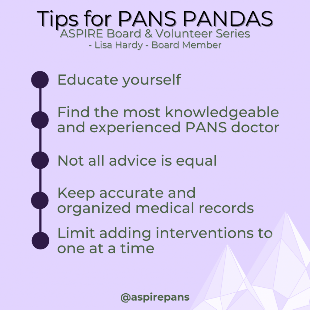 Lisa Hardy - 5 PANS PANDAS Tips/Advice - Aspire