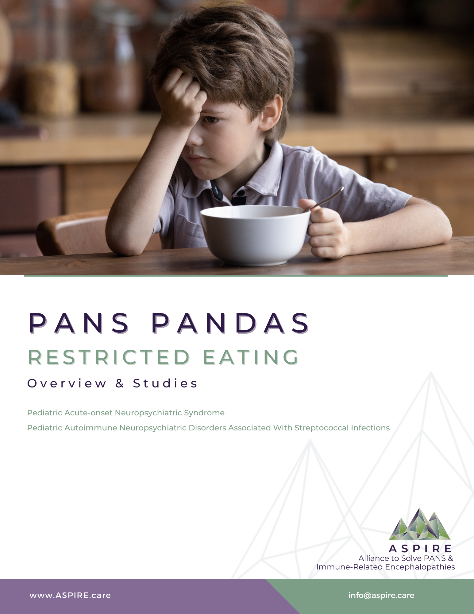 PANS & Eating Disorder/Food Restrictions & Toolkits/Handouts - Aspire