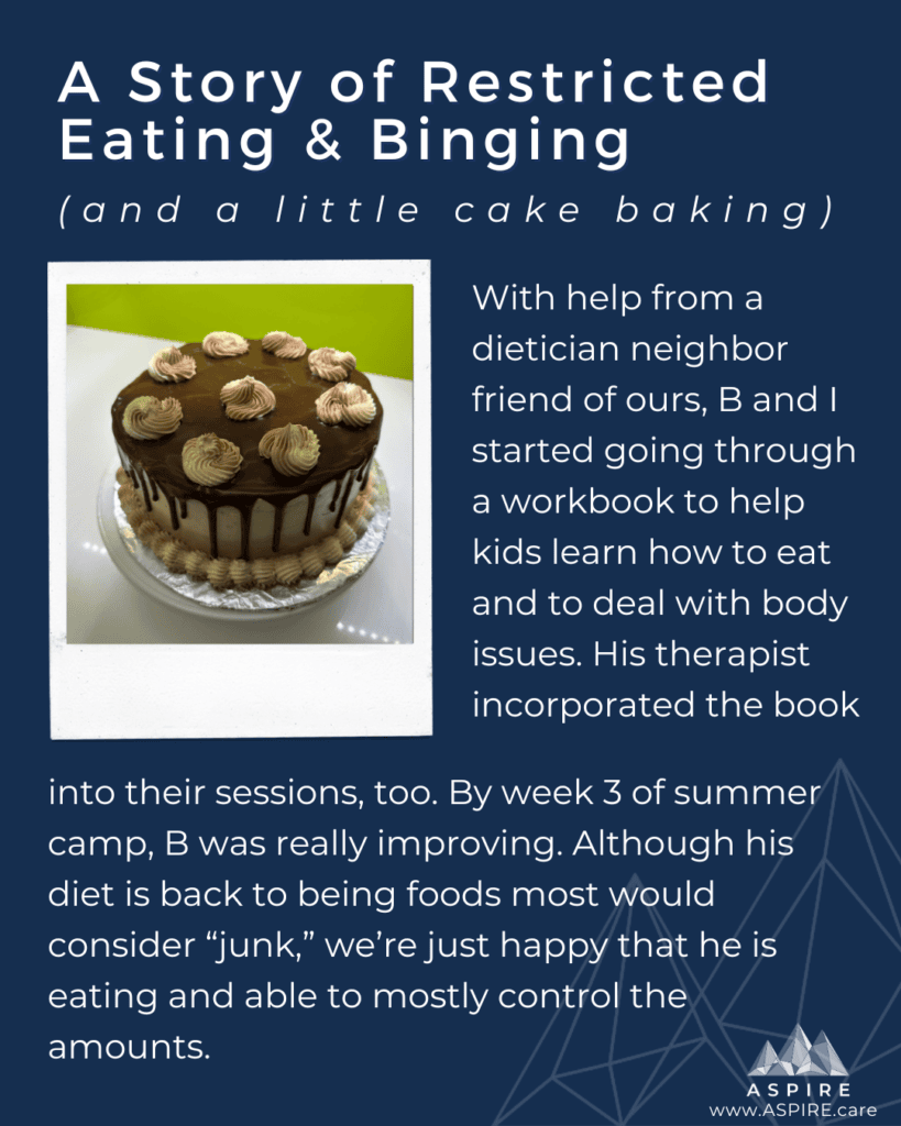 A Story of Restricted Eating and Binging (and a little cake baking ...