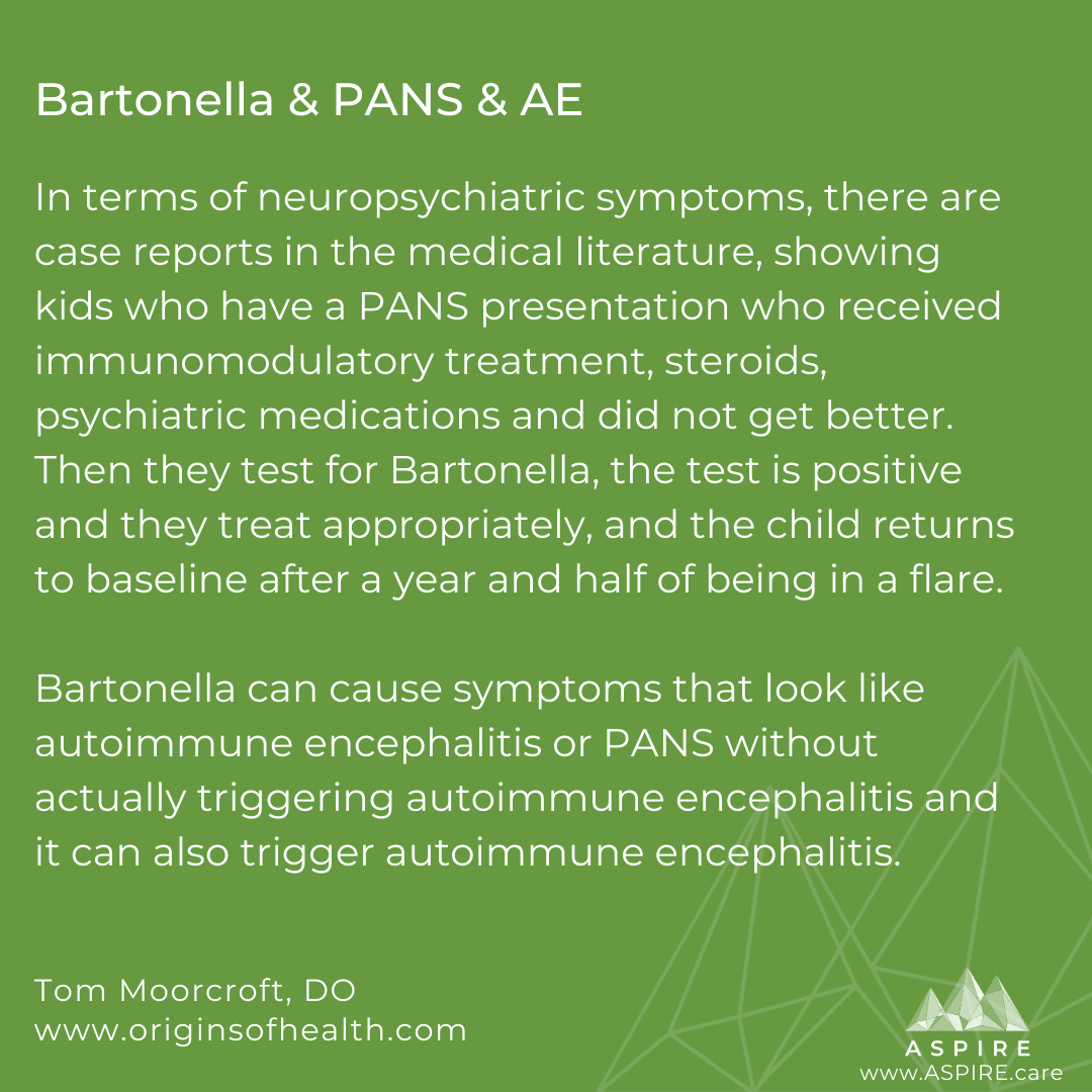 Bartonella & Babesia - Dr. Moorcroft - Aspire