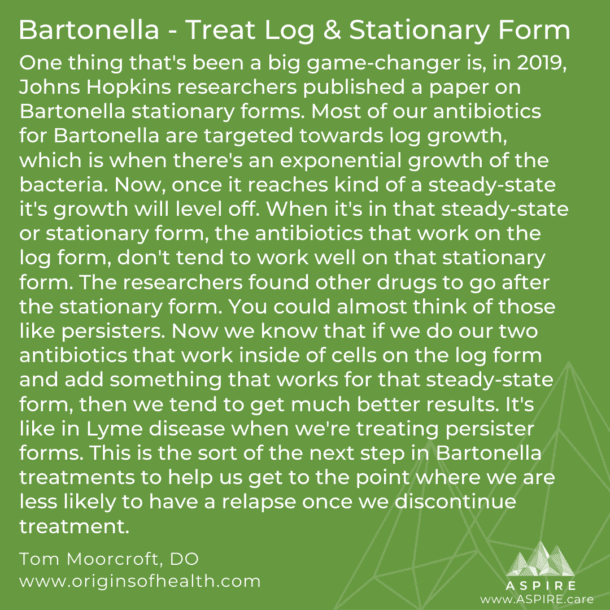 Bartonella & Babesia - Dr. Moorcroft - Aspire