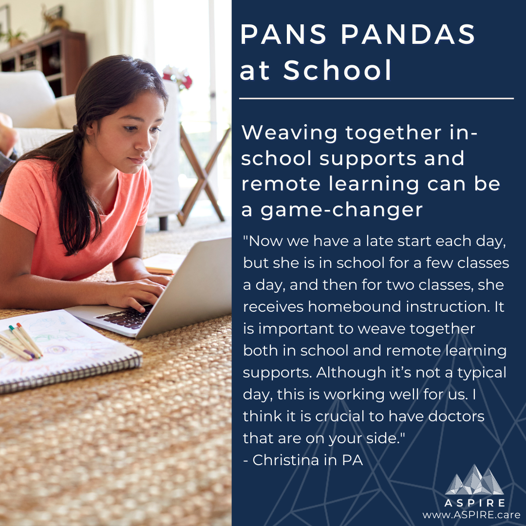 Weaving together a partial in-school and homebound instruction - Aspire