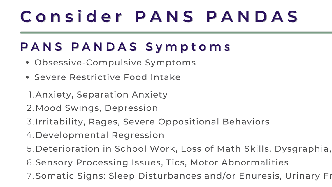 Awareness Materials PANS PANDAS Brochures & Handouts - Aspire
