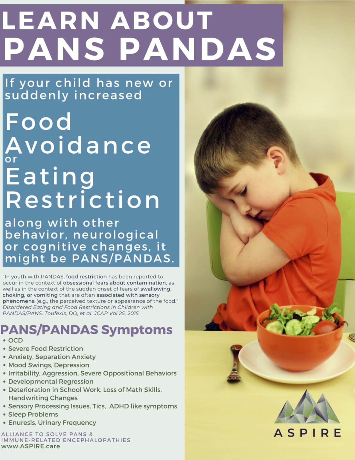 PANS & Eating Disorder/Food Restrictions & Toolkits/Handouts - Aspire