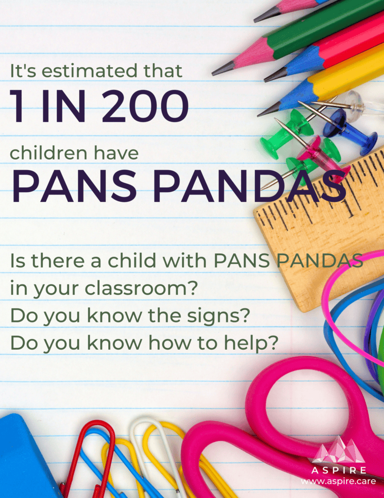 Flyer/Poster - PANS PANDAS in Your Classroom - Aspire