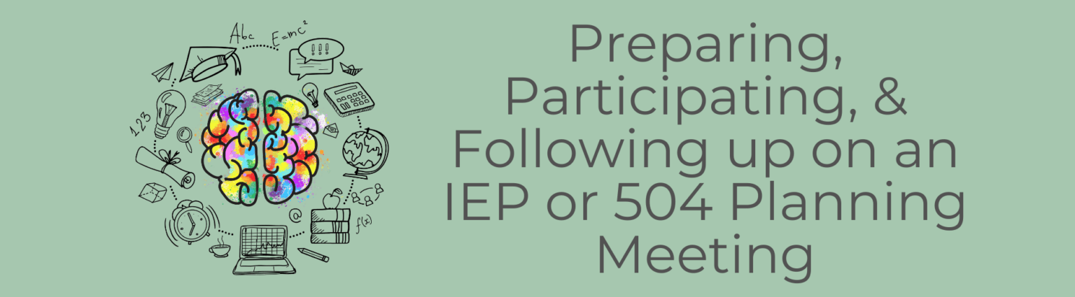 IEP or 504 Meeting - Preparation, Participation, & Follow Up - Aspire