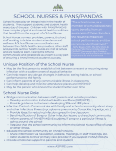 School Nurse Role - Aspire