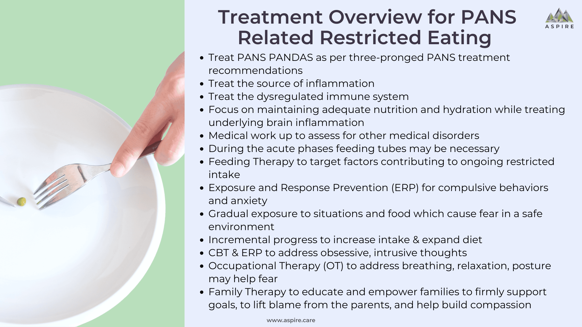 PANS & Eating Disorder/Food Restrictions & Toolkits/Handouts - Aspire