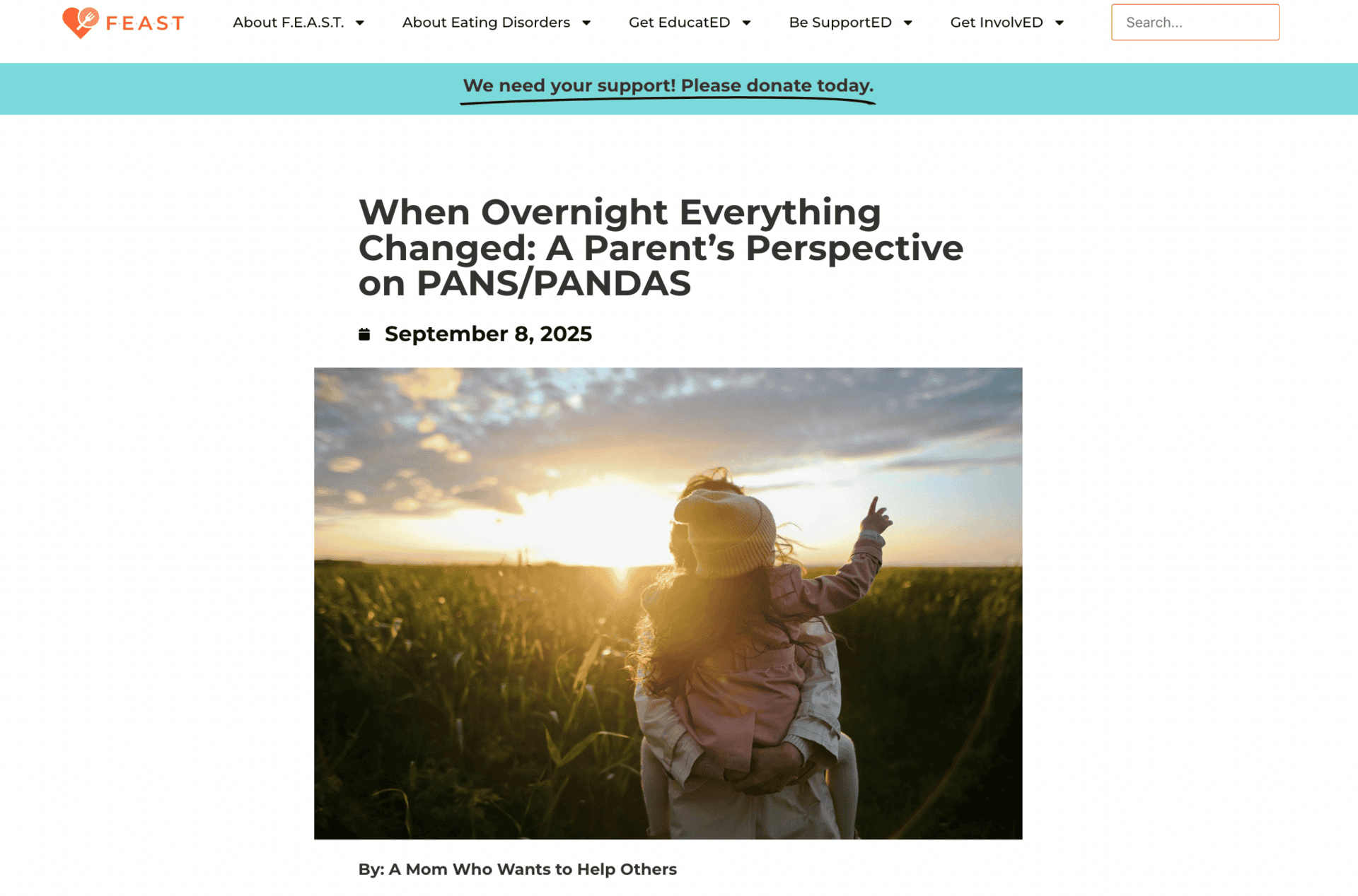 When Overnight Everything Changed: A Parent’s Perspective on PANS ...