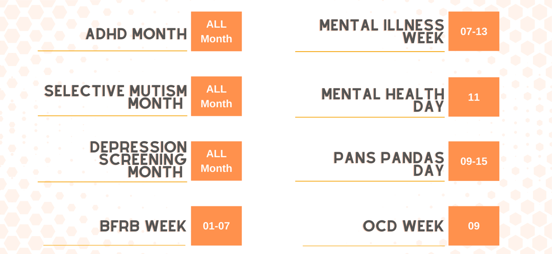 October Awareness Causes - Aspire