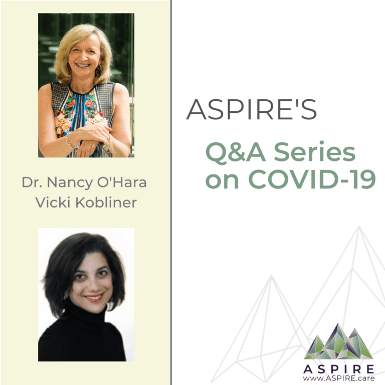 Question & Answers with Dr. O’Hara and Vicki Kobliner - Aspire