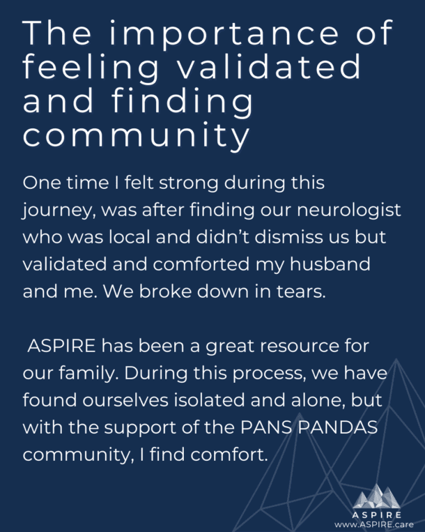 The importance of feeling validated and finding community - Aspire